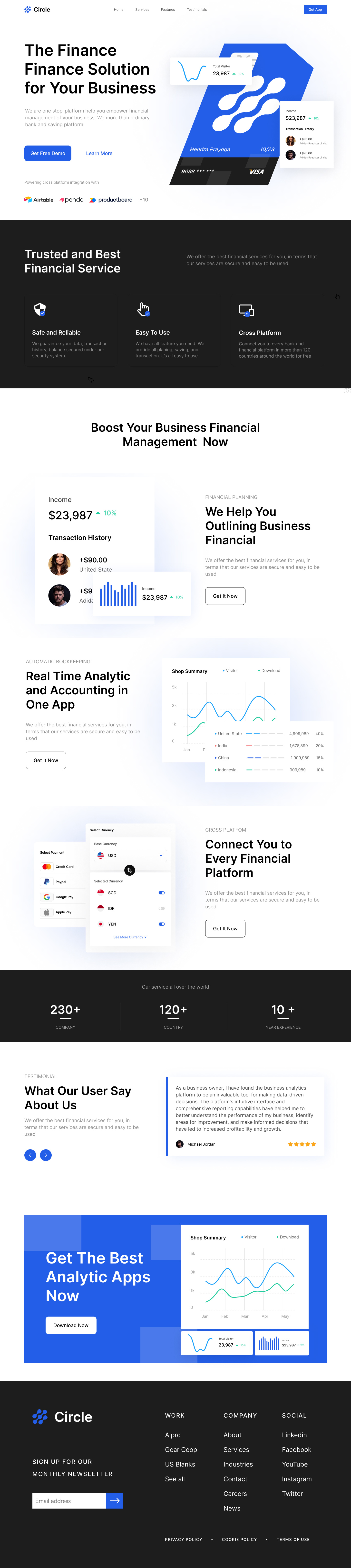 Circle | Fintech landing page by Iqbal Surya on Dribbble Circle | Fintech landing page by Iqbal Surya on Dribbble